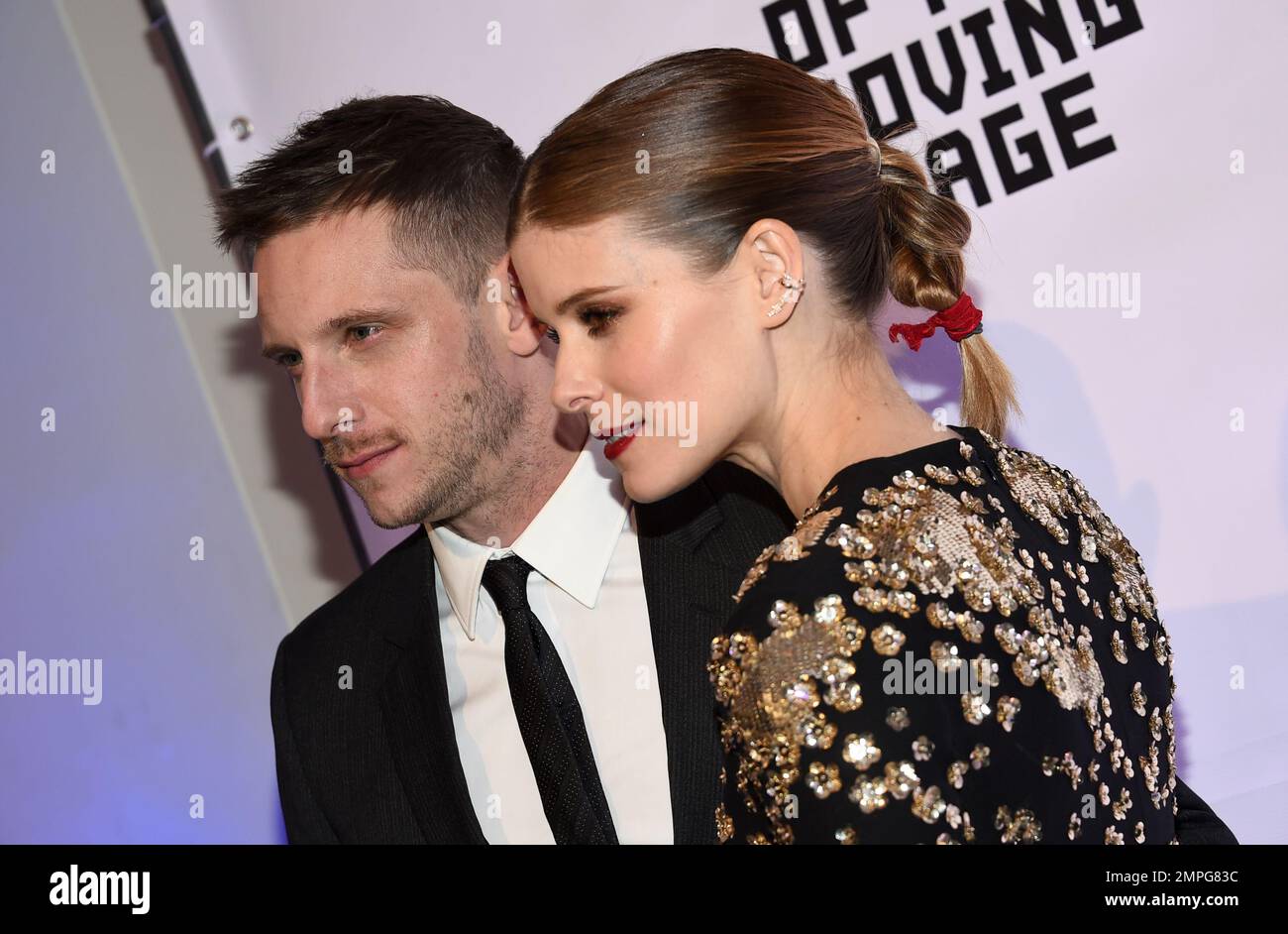 Actor Jamie Bell and wife actress Kate Mara attend the Museum of the ...