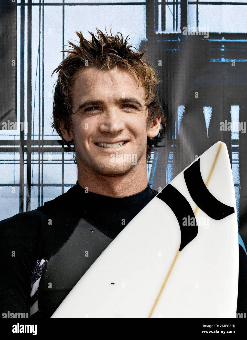 EXCLUSIVE!! Brett Simpson poses for a photo after competing in round 48 ...