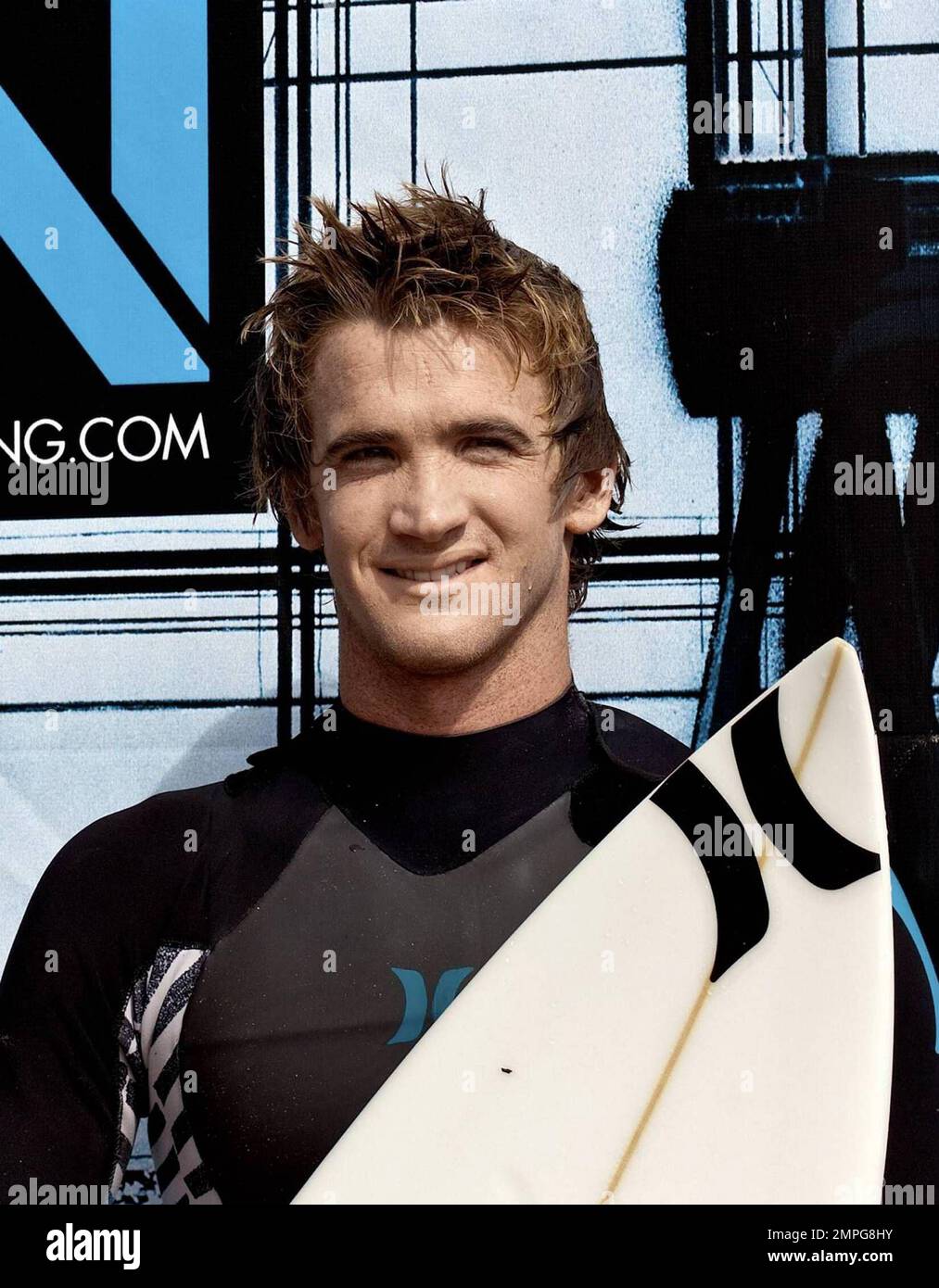 EXCLUSIVE!! Brett Simpson poses for a photo after competing in round 48 ...