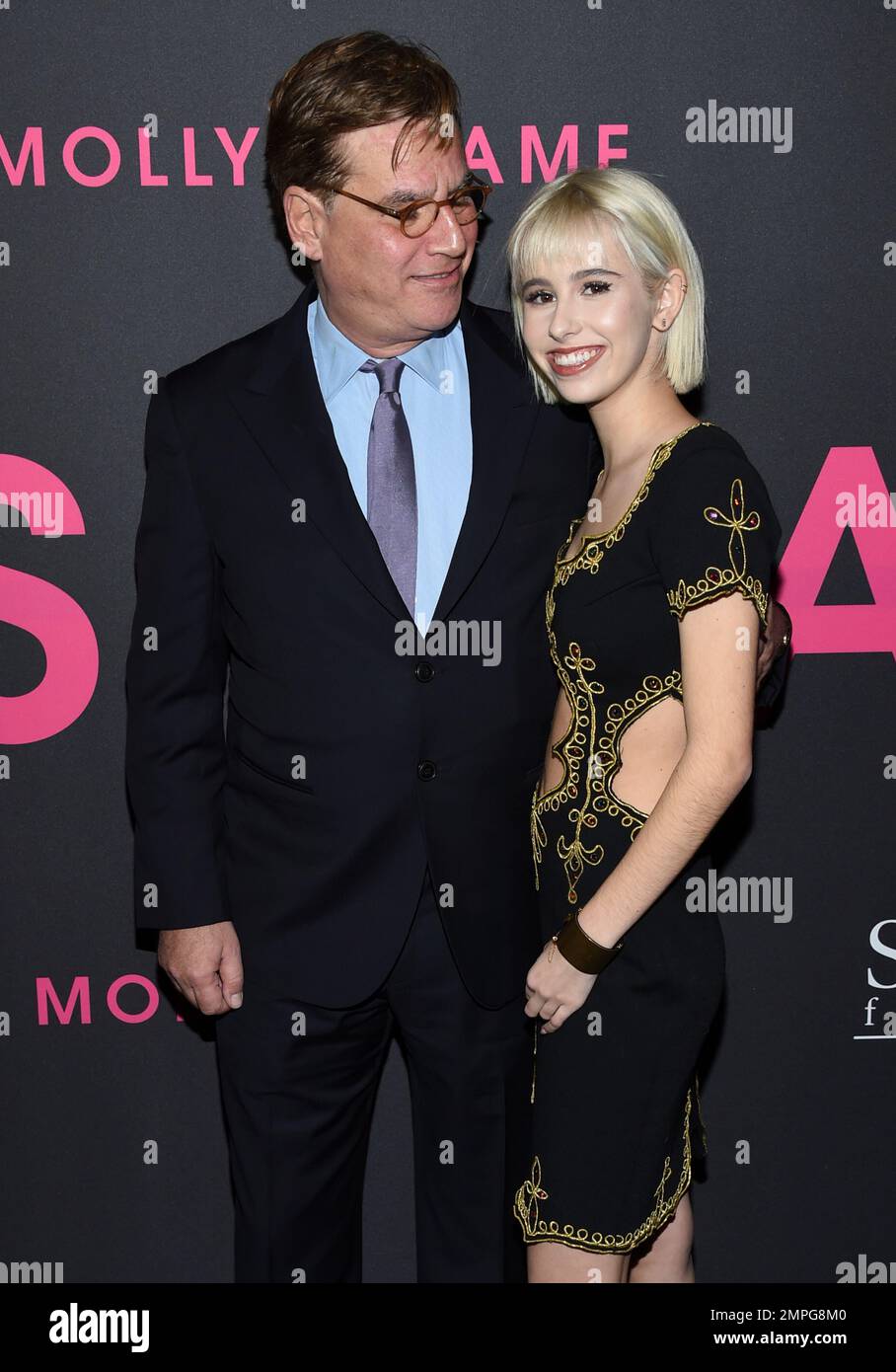 Director and screenwriter Aaron Sorkin and daughter Roxy Sorkin attend ...