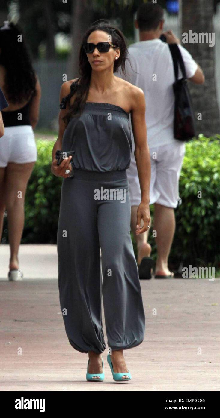 EXCLUSIVE!! Bride to be, Barbara Feltus, spends the day before her ...
