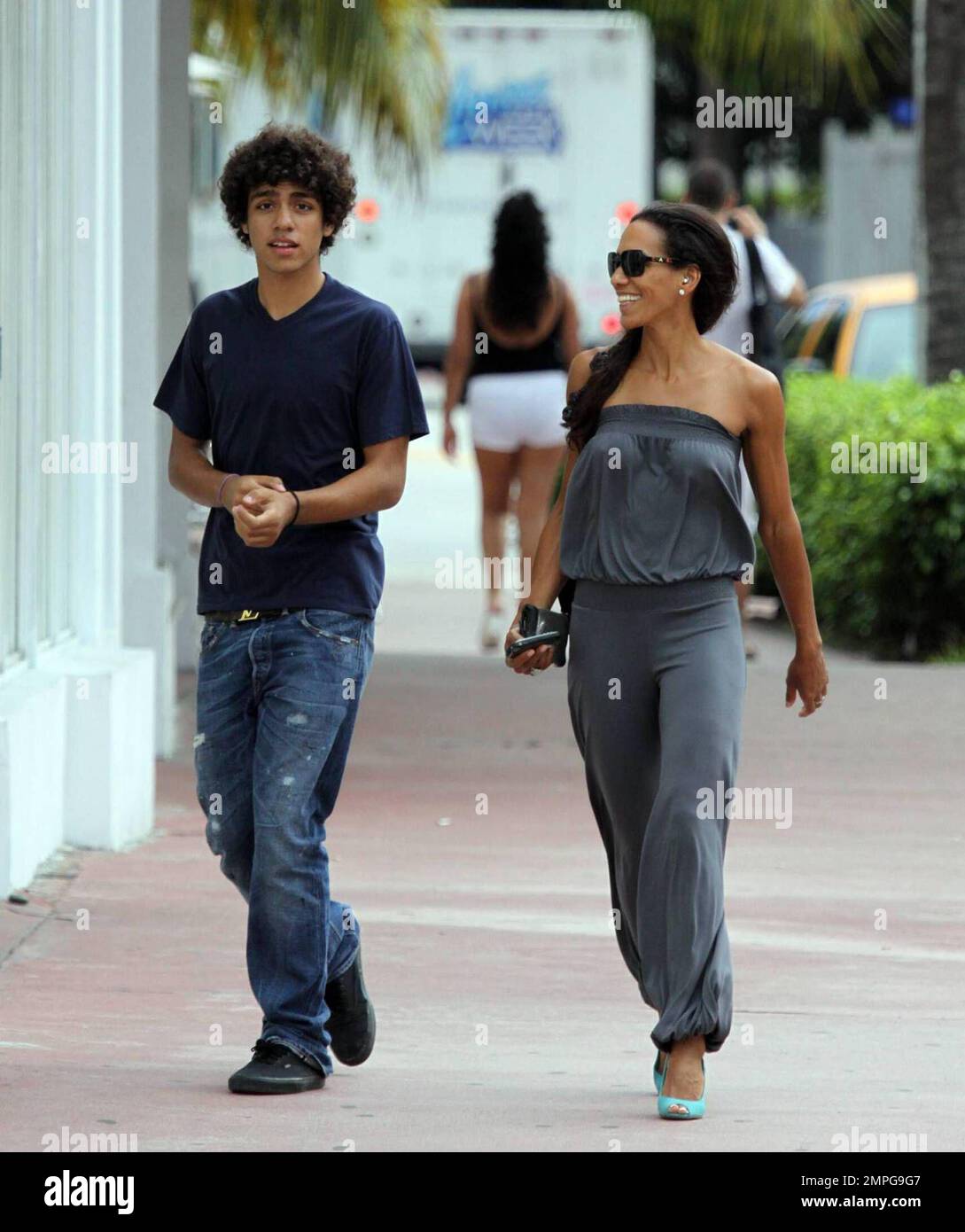 EXCLUSIVE!! Bride to be, Barbara Feltus, spends the day before her ...