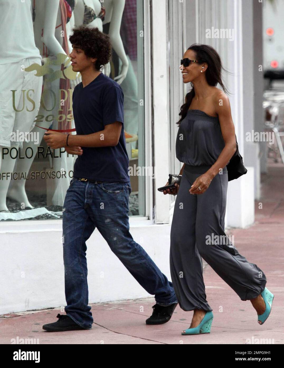 EXCLUSIVE!! Bride to be, Barbara Feltus, spends the day before her ...