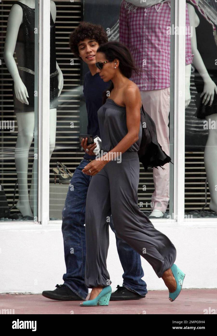 EXCLUSIVE!! Bride to be, Barbara Feltus, spends the day before her ...
