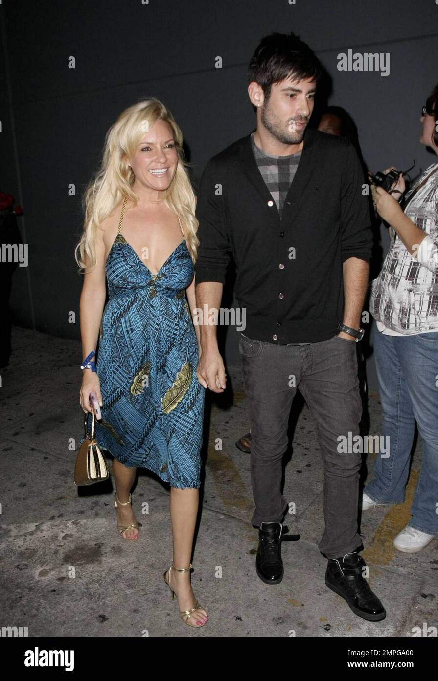 Girl Next Door Bridget Marquardt and boyfriend Nick Carpenter pose and ...