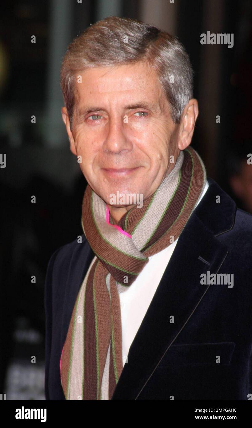 Sir Stuart Rose poses on the red carpet at the European premiere of ...