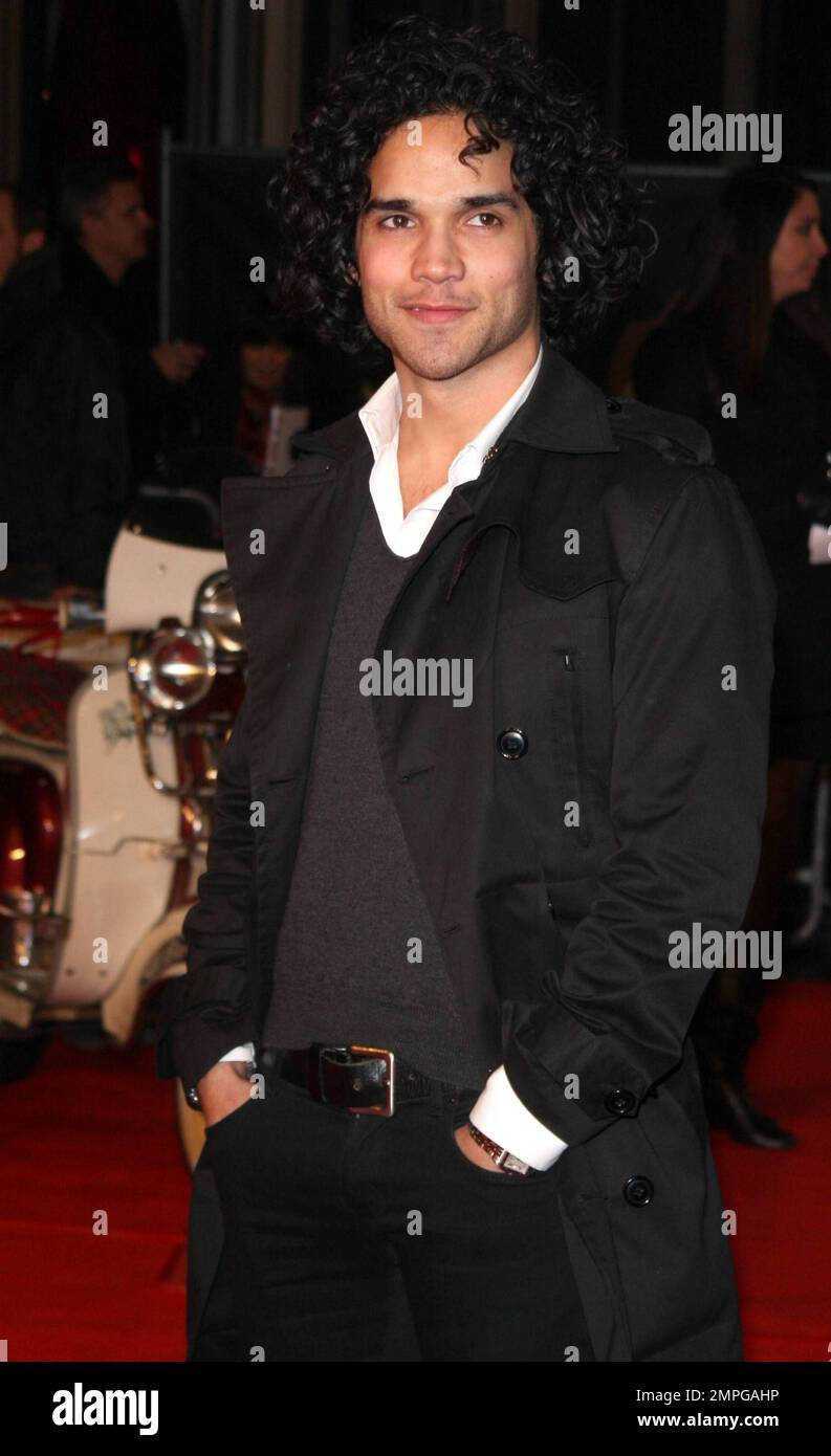 Reece Ritchie poses on the red carpet at the European premiere of ...