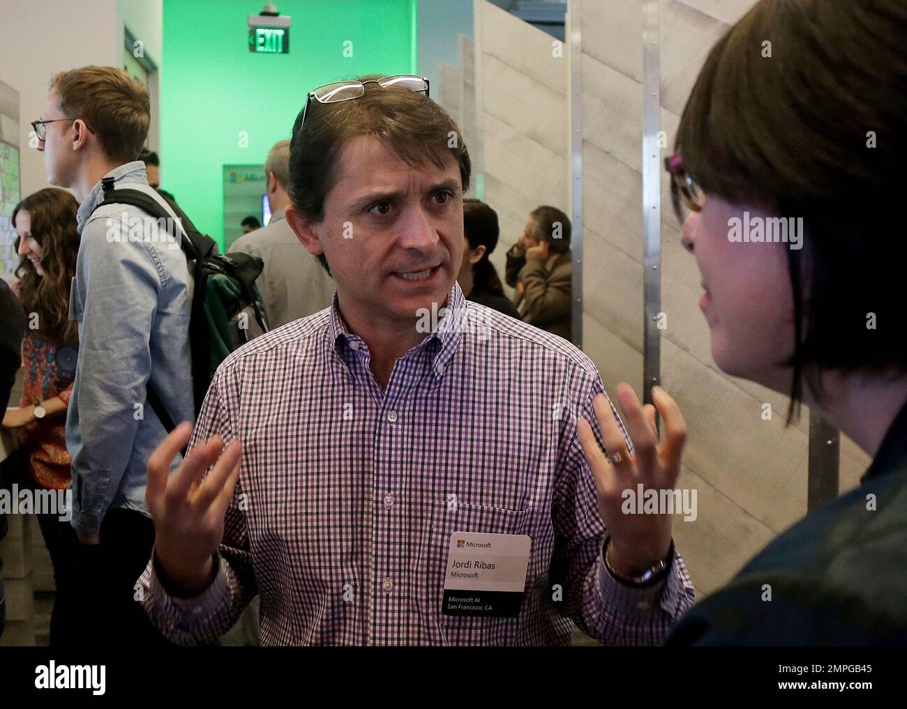 Jordi Ribas, Microsoft's corporate vice president for AI products ...