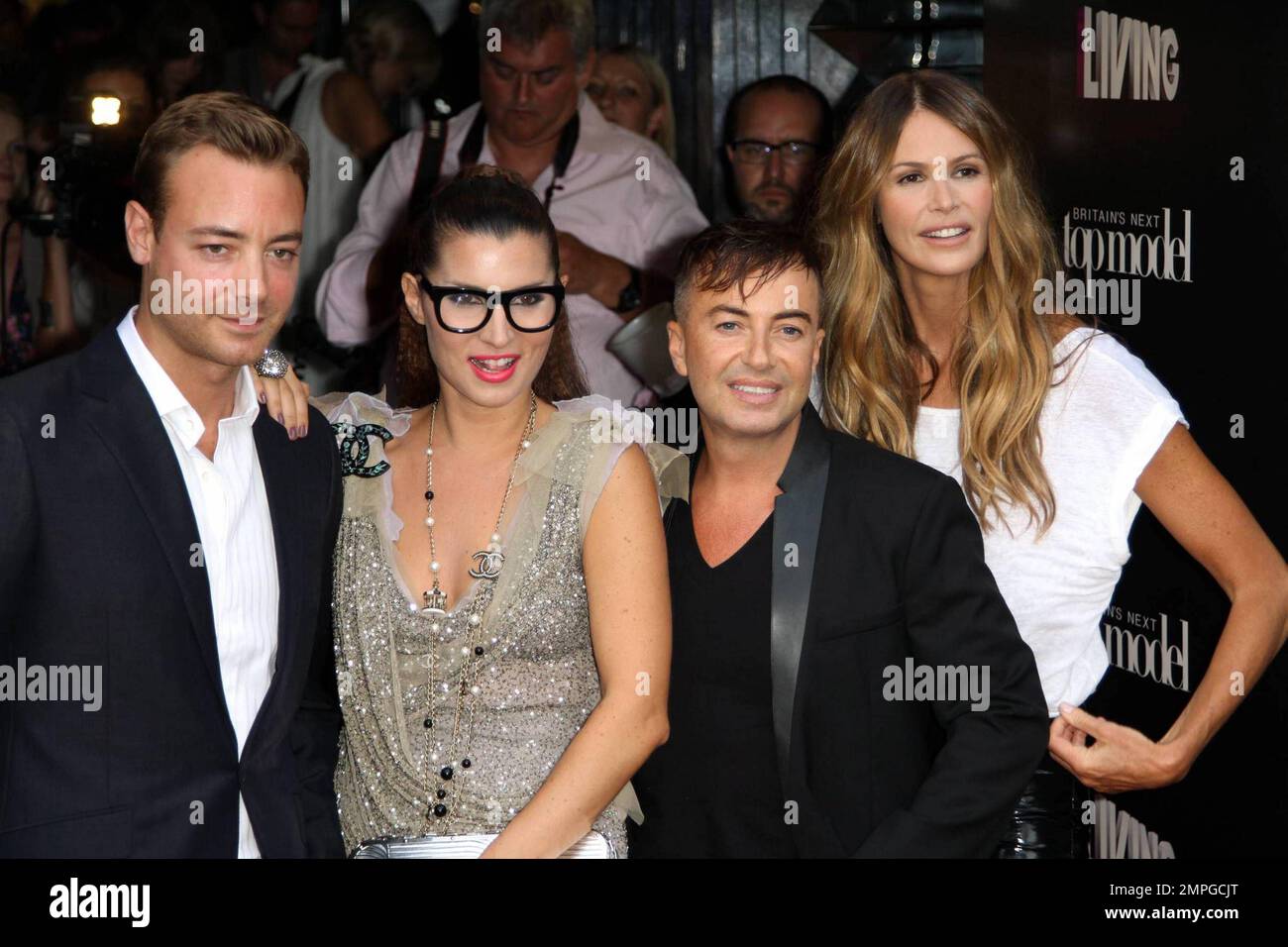 Charley Speed, Grace Woodward, Julien Macdonald and Elle Macpherson ...