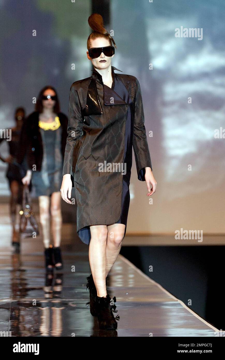 Models showing off some of the UK's hottest upcoming designers at the ...