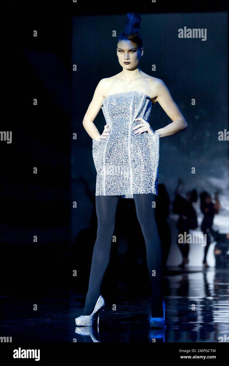 Models showing off some of the UK's hottest upcoming designers at the ...