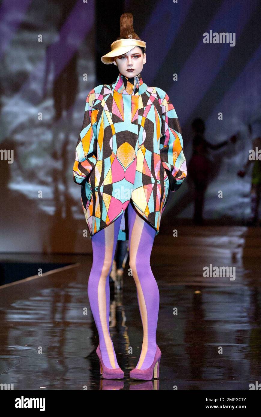 Models showing off some of the UK's hottest upcoming designers at the ...