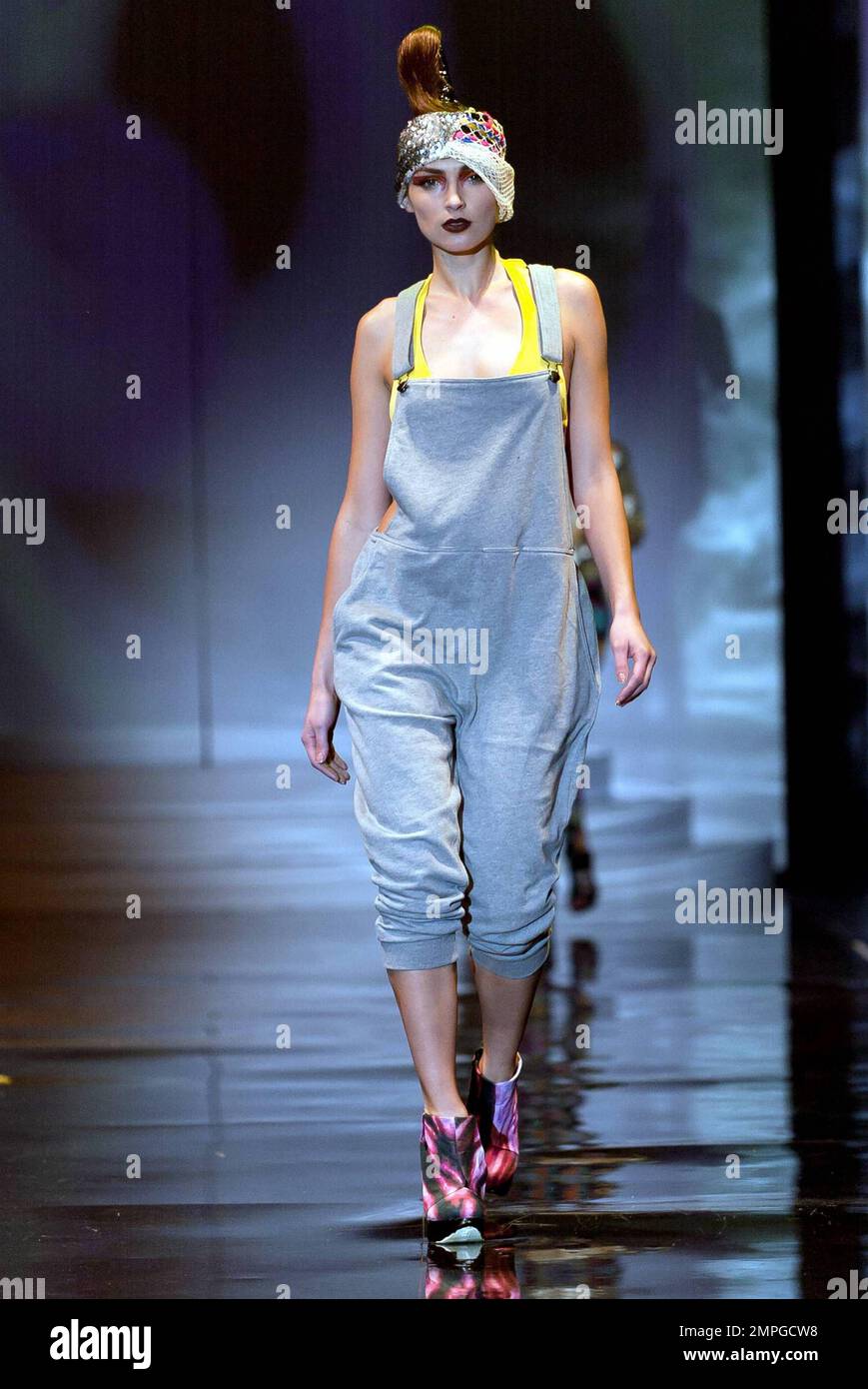 Models showing off some of the UK's hottest upcoming designers at the ...