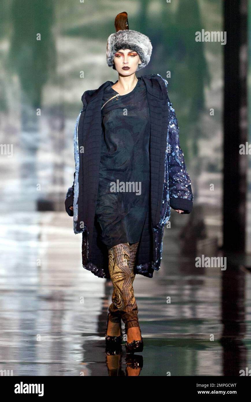 Models showing off some of the UK's hottest upcoming designers at the ...