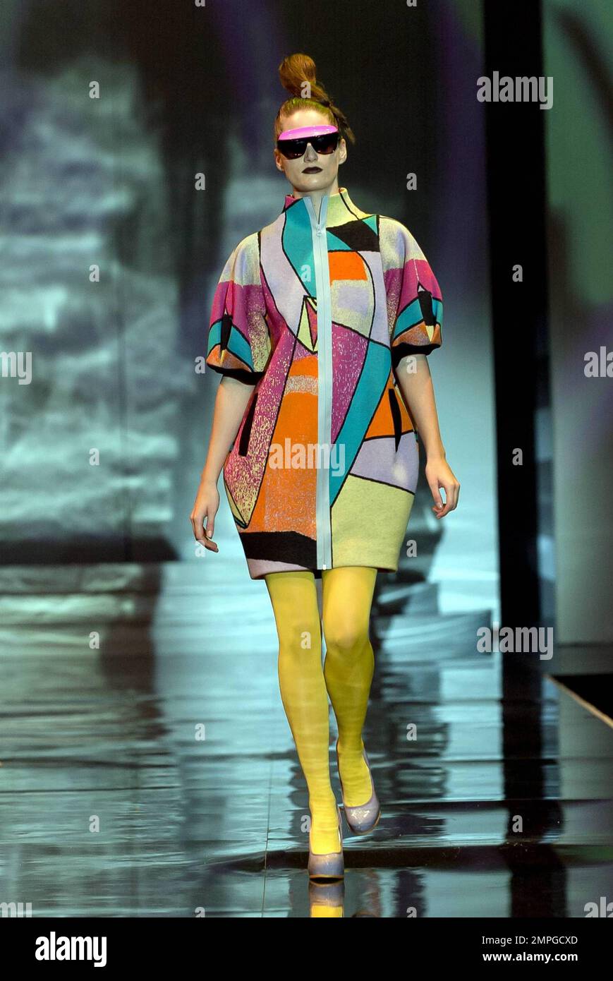 Models showing off some of the UK's hottest upcoming designers at the ...