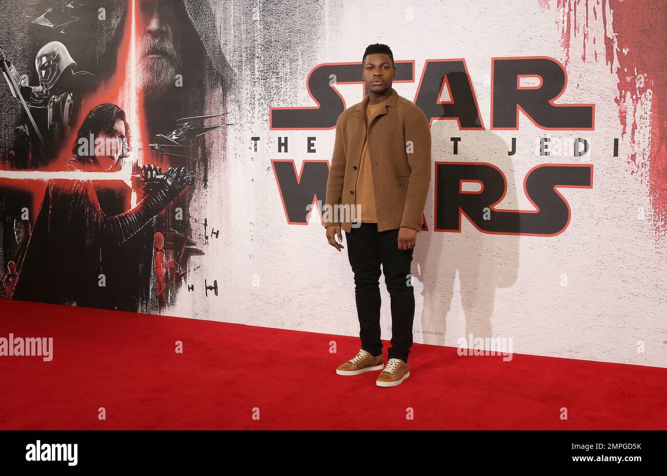 John Boyega poses for photographers upon arrival at the premiere of the ...