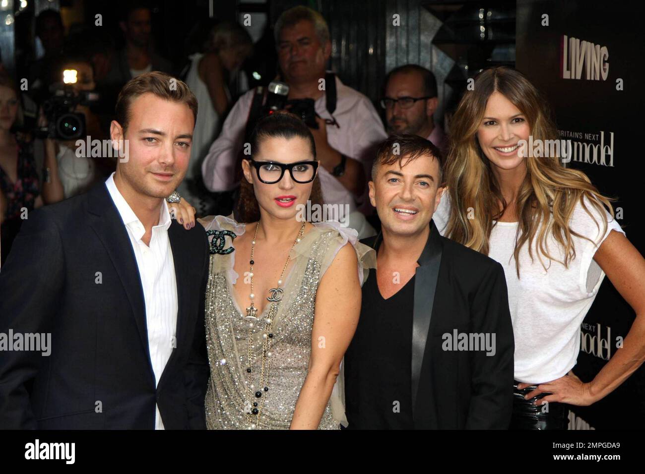 Charley Speed, Grace Woodward, Julien Macdonald and Elle Macpherson ...