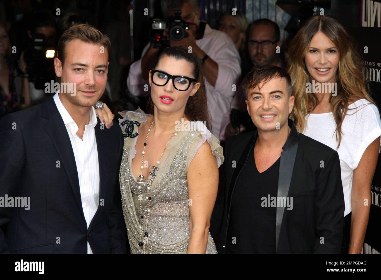 Charley Speed, Grace Woodward, Julien Macdonald and Elle Macpherson ...