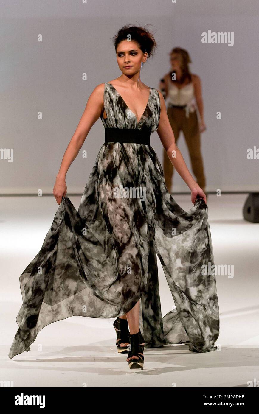 Models appear wearing various outfits by Designer Joey Bevan at the ...