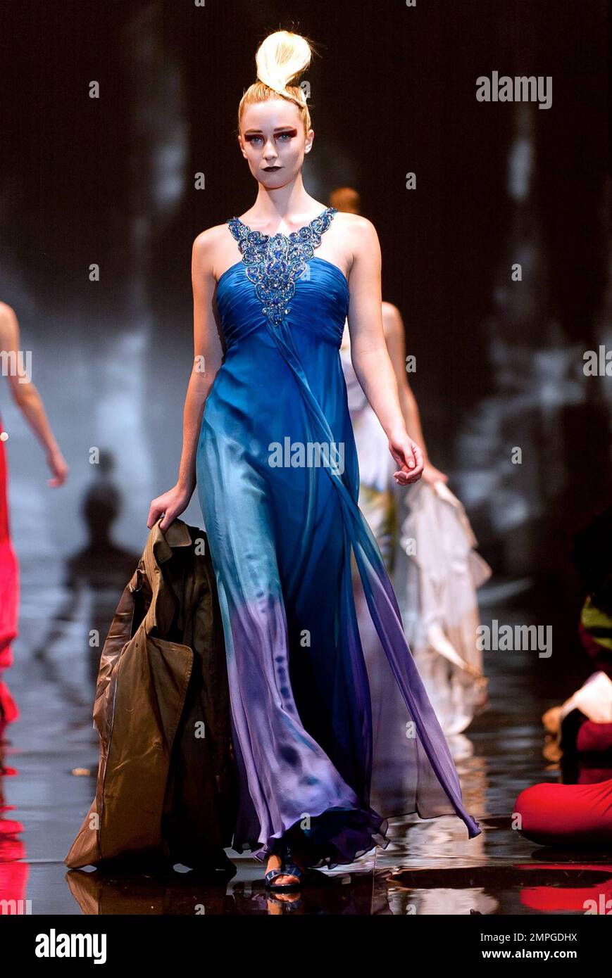 Models showing off some of the UK's hottest upcoming designers at the ...