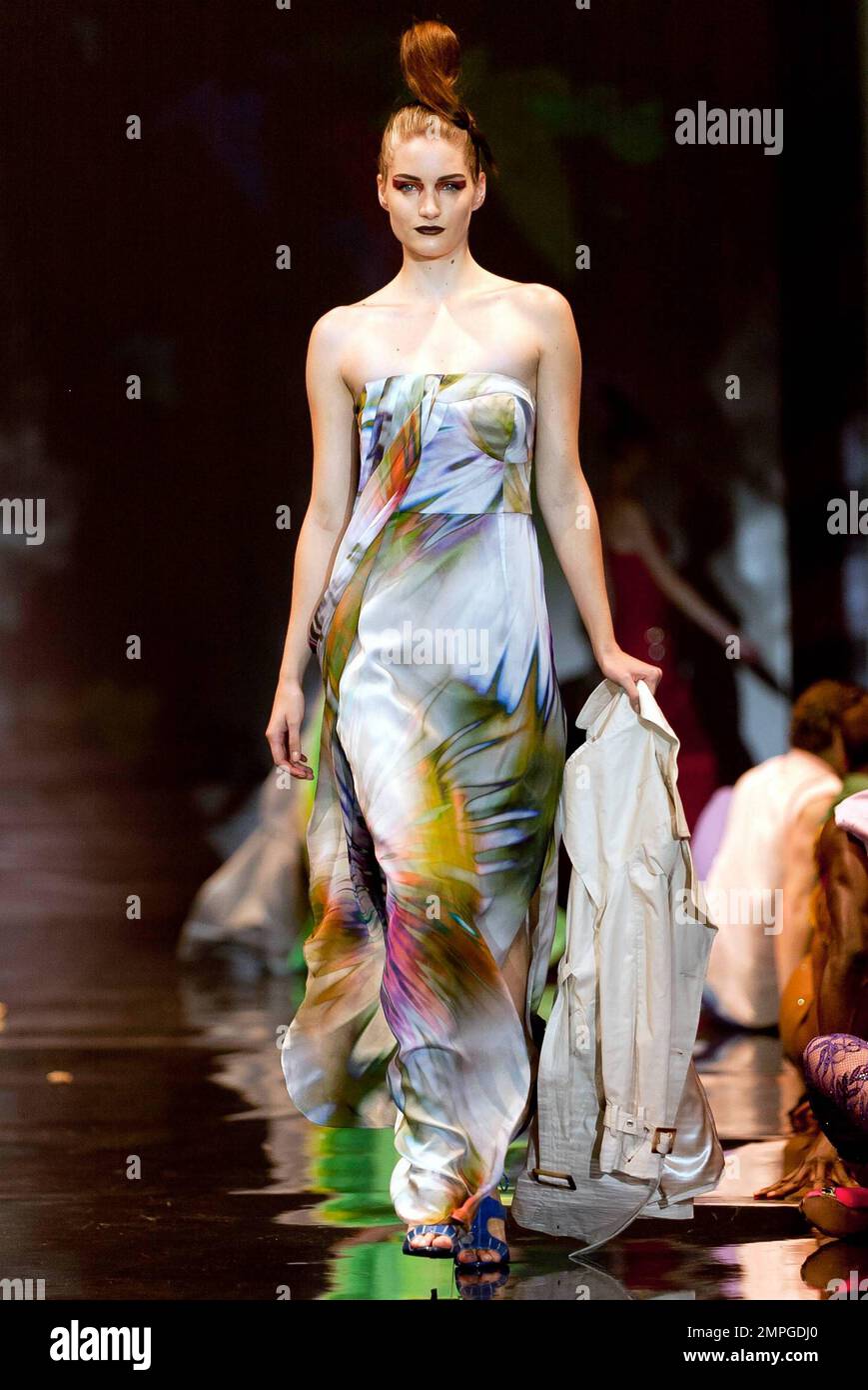 Models showing off some of the UK's hottest upcoming designers at the ...