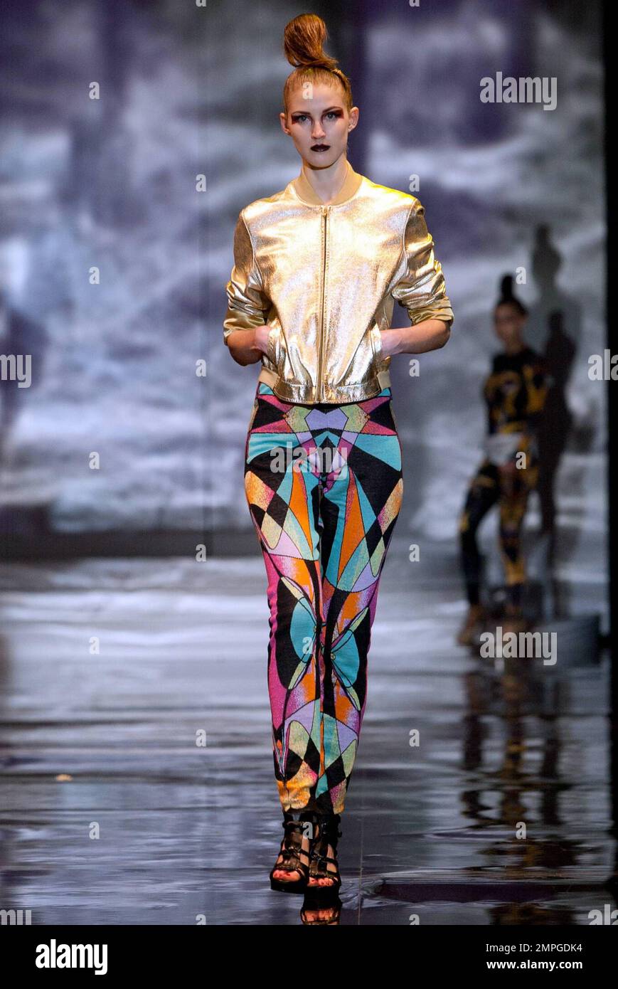 Models showing off some of the UK's hottest upcoming designers at the ...