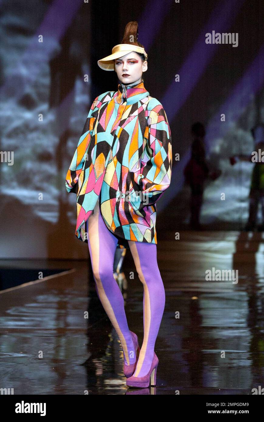 Models showing off some of the UK's hottest upcoming designers at the ...