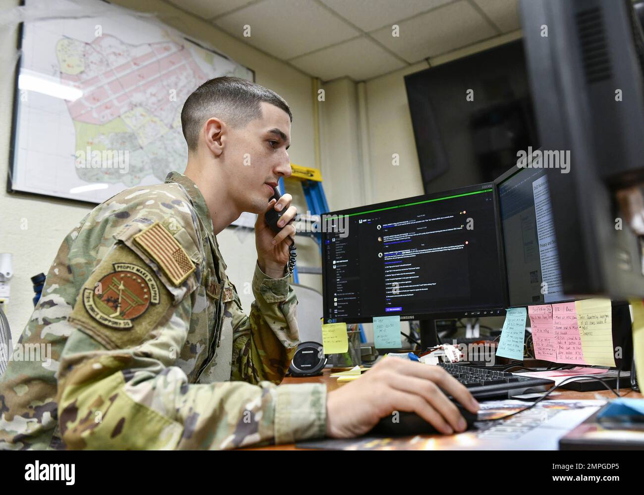U.S. Air Force Senior Airman Cameron Bergeron, 718th Force Support Squadron unit deployment ...
