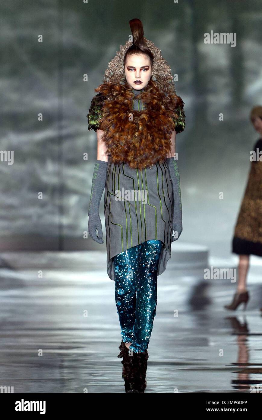 Models showing off some of the UK's hottest upcoming designers at the ...