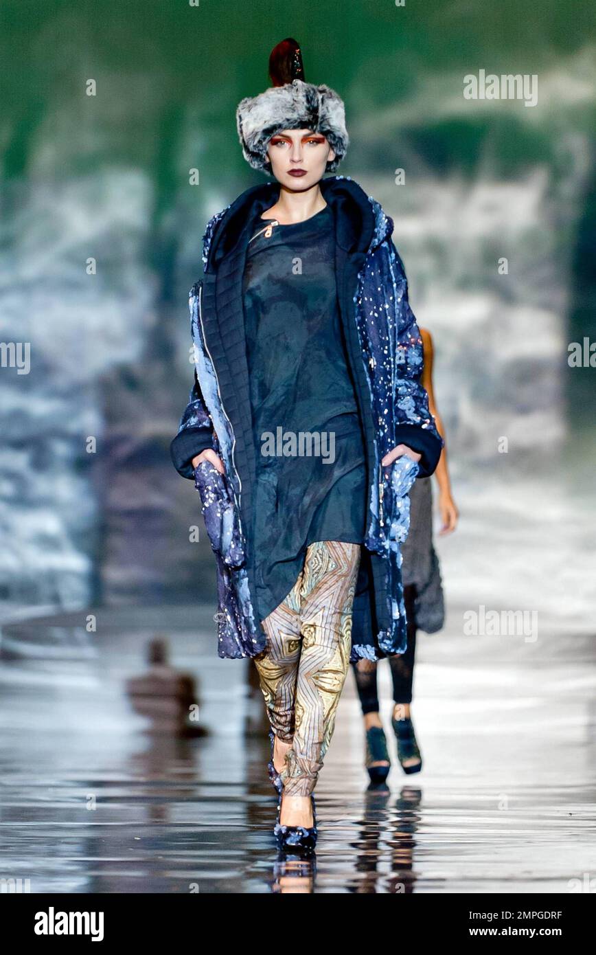 Models showing off some of the UK's hottest upcoming designers at the ...