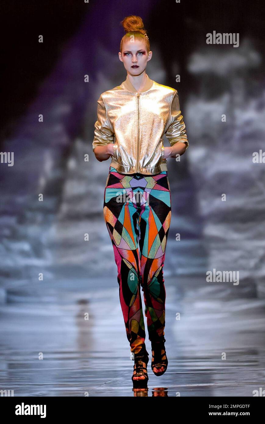 Models showing off some of the UK's hottest upcoming designers at the ...