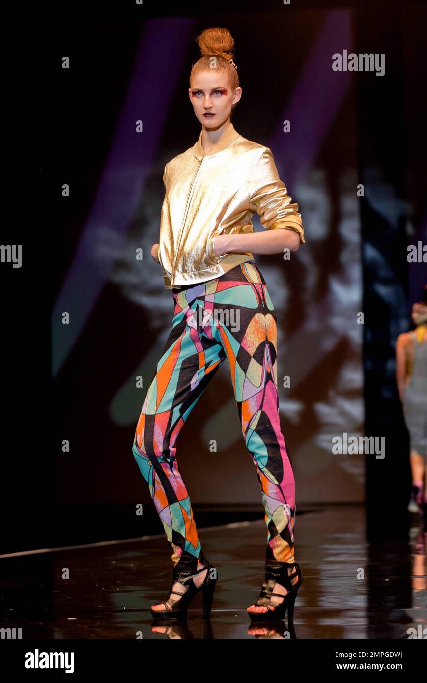 Models showing off some of the UK's hottest upcoming designers at the ...