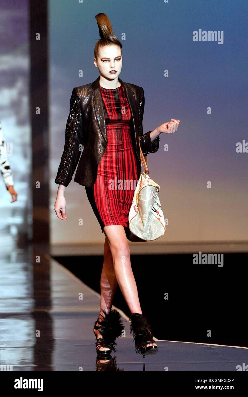 Models showing off some of the UK's hottest upcoming designers at the ...