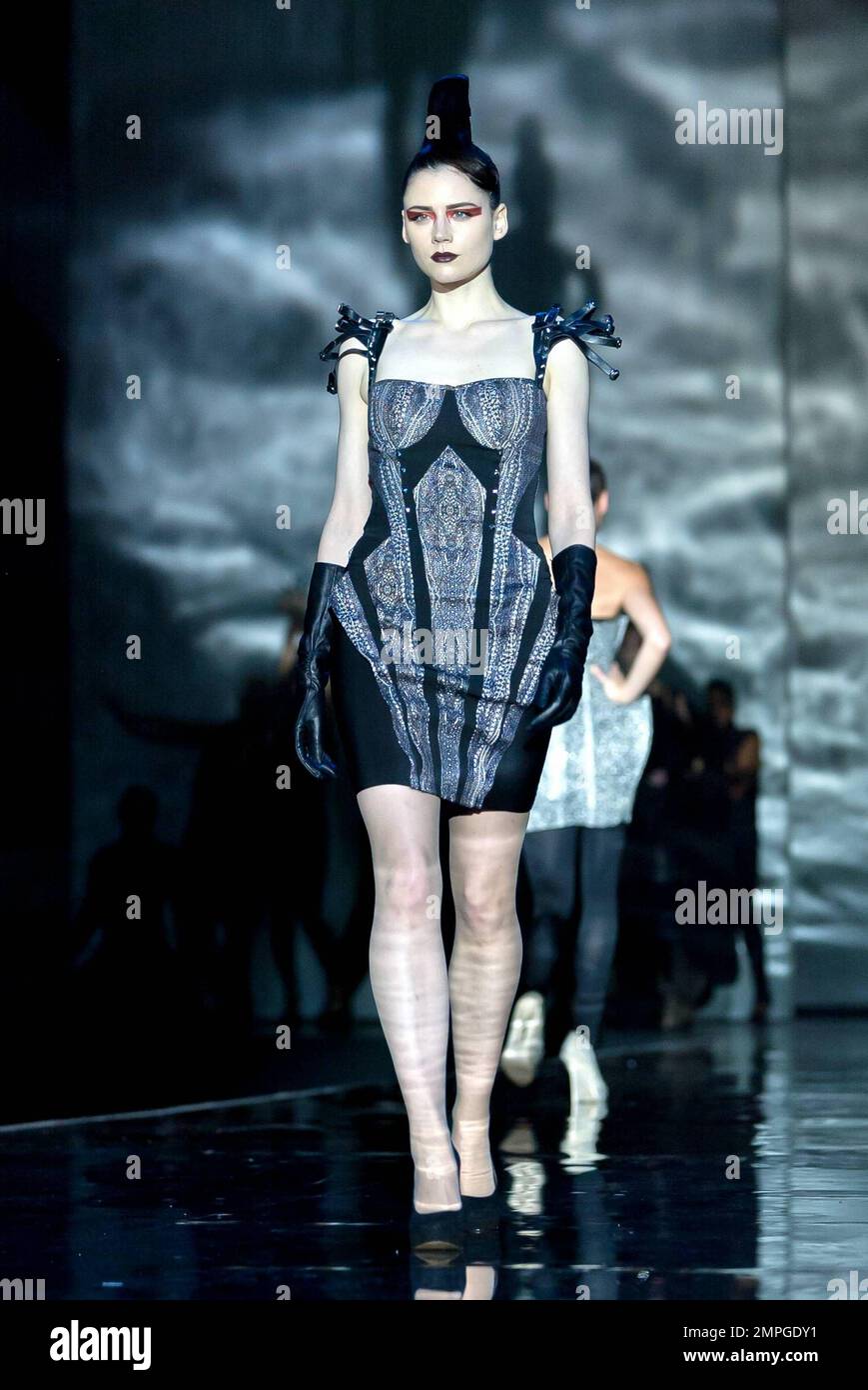 Models showing off some of the UK's hottest upcoming designers at the ...