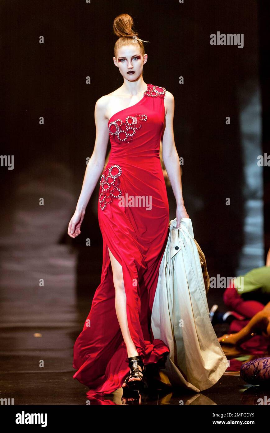 Models showing off some of the UK's hottest upcoming designers at the ...