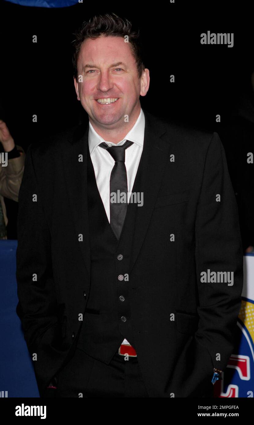 Lee Mack arrives at the British Comedy Awards held at the O2 Arena and ...