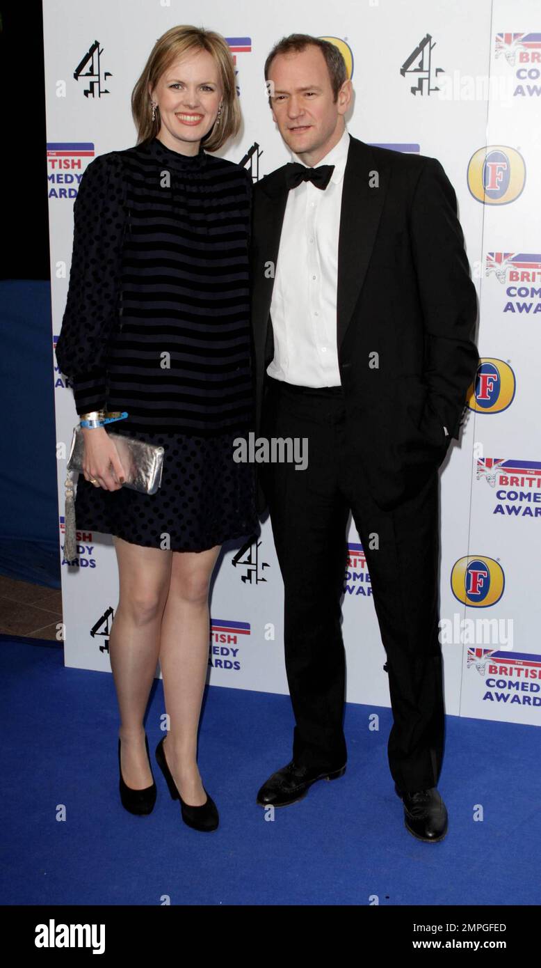Alexander Armstrong and wife Hannah Bronwen Snow arrive at the British ...