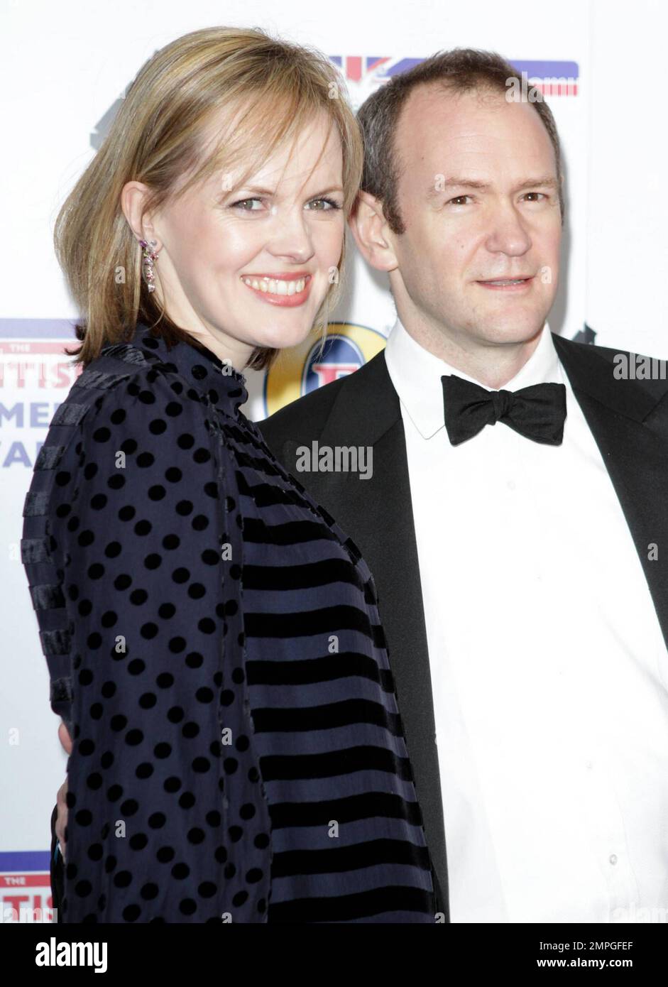 Alexander Armstrong and wife Hannah Bronwen Snow arrive at the British ...