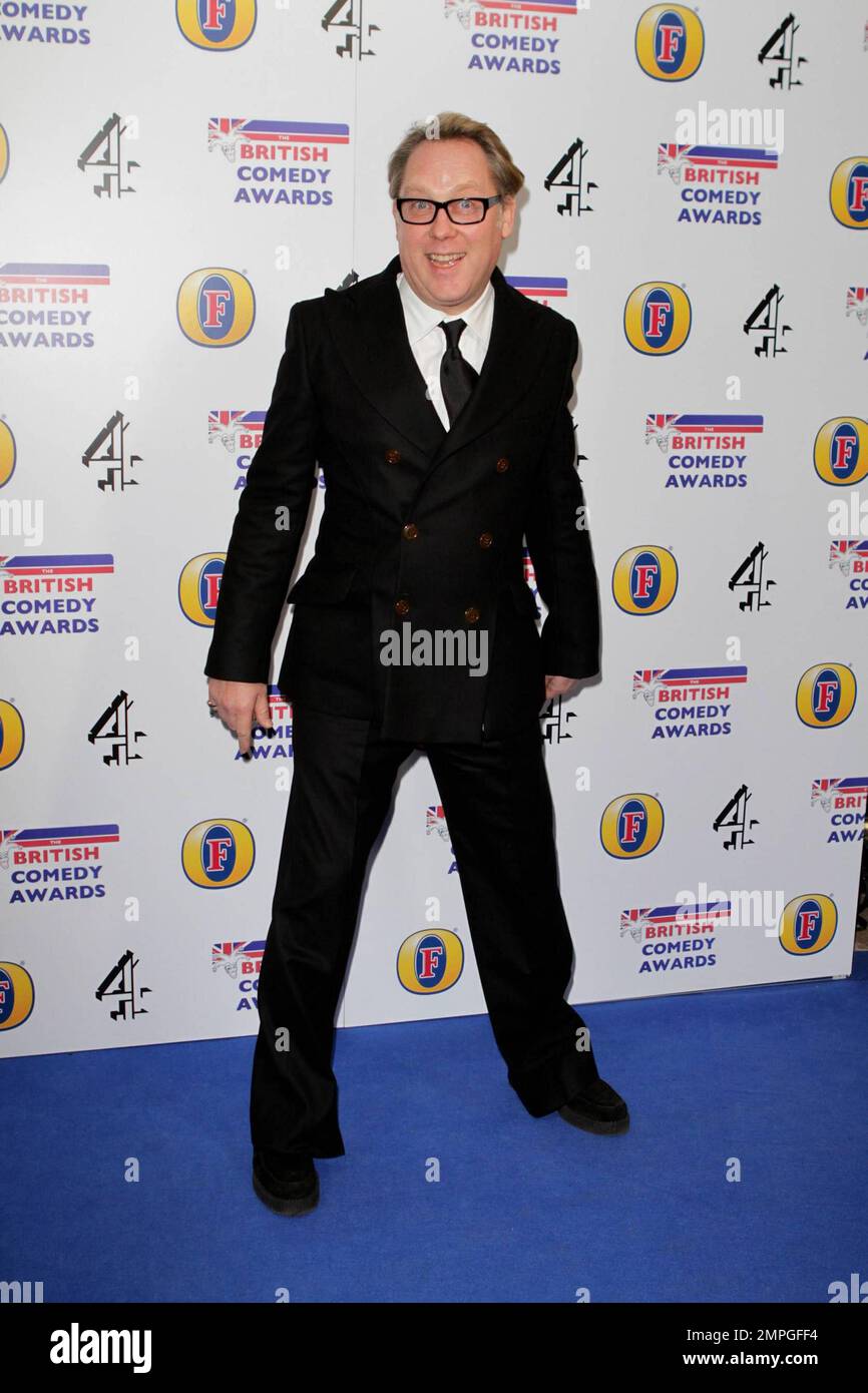 Vic Reeves arrives at the British Comedy Awards held at the O2 Arena ...