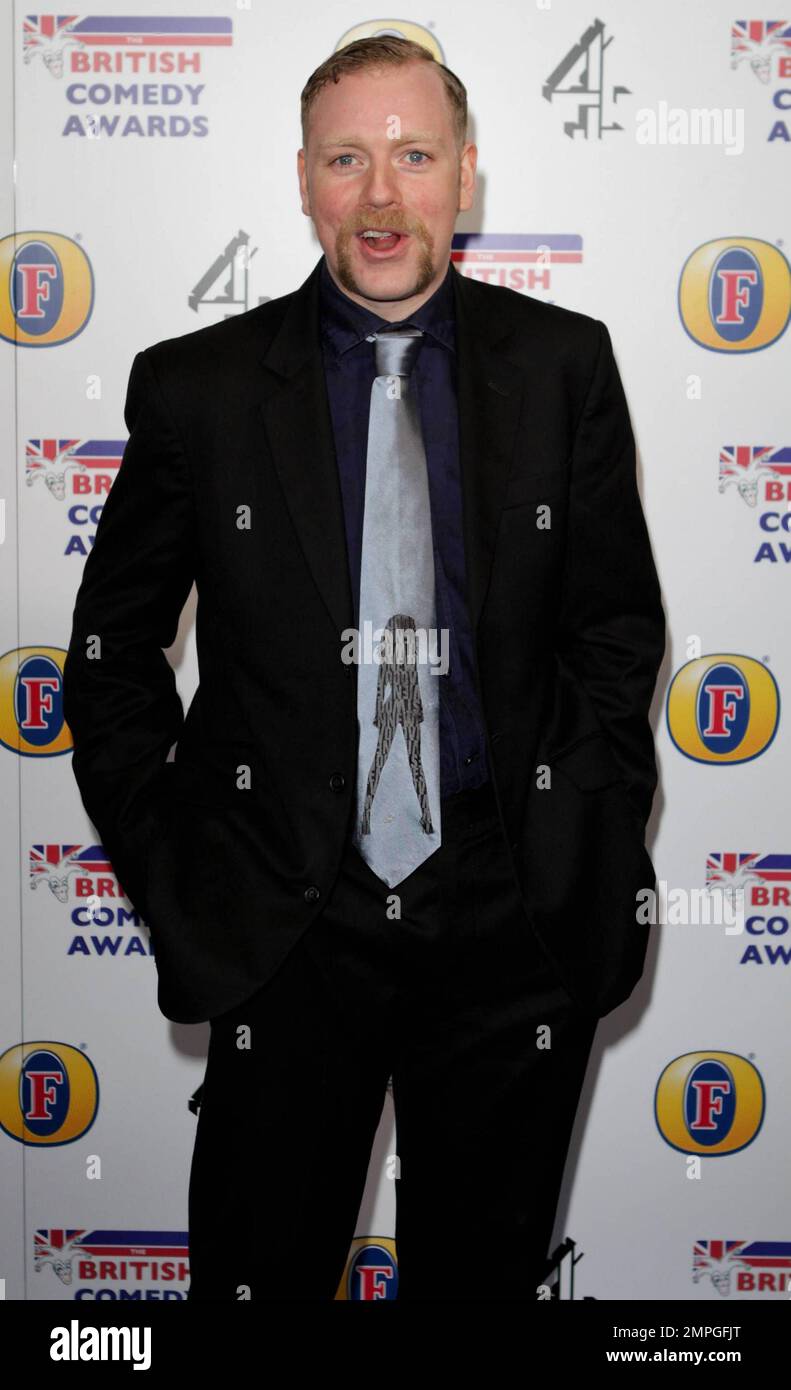 Rufus Hound arrives at the British Comedy Awards held at the O2 Arena ...