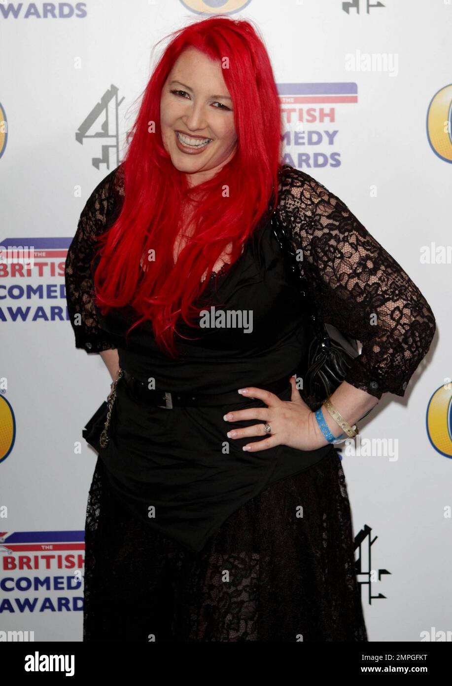 Jane Goldman arrives at the British Comedy Awards held at the O2 Arena ...