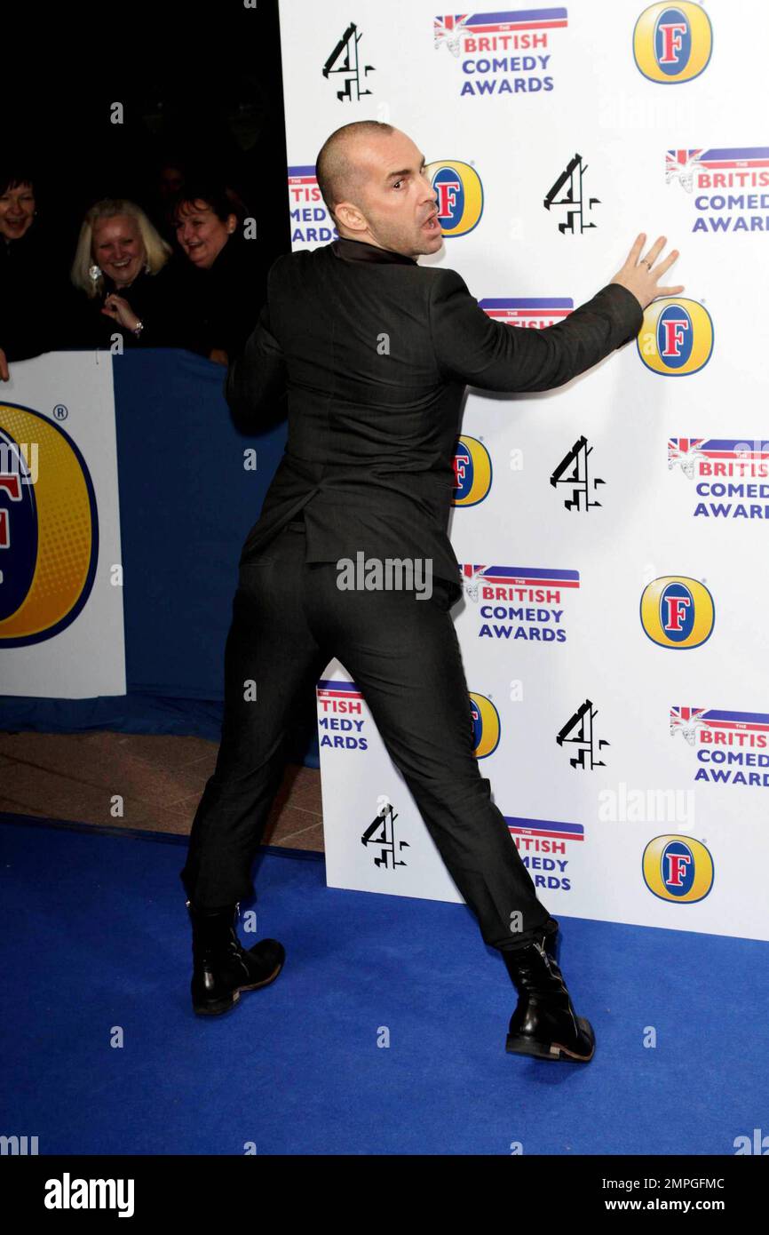 Louie Spence arrives at the British Comedy Awards held at the O2 Arena ...
