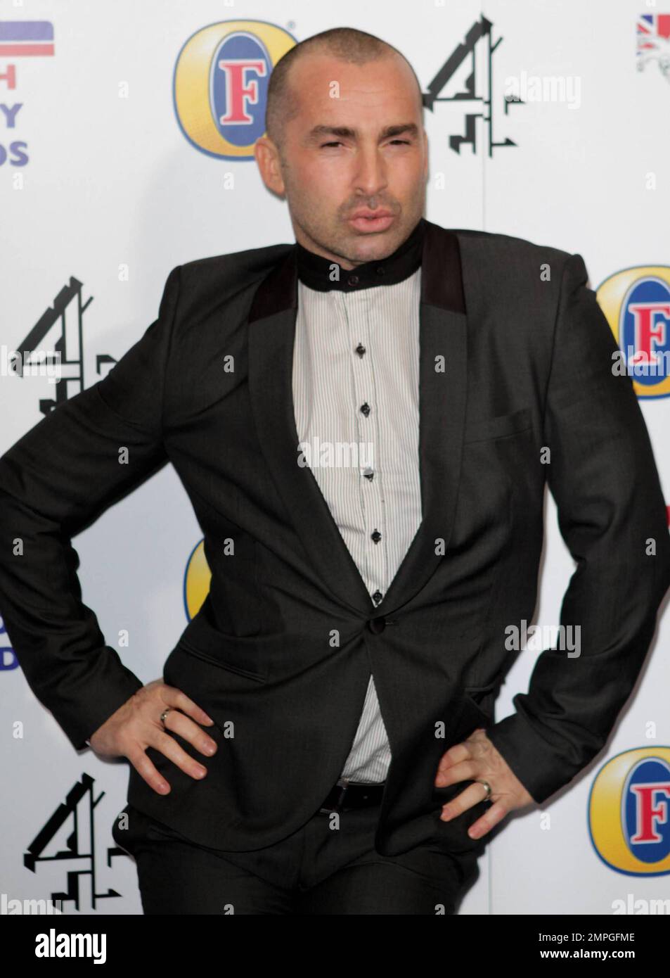 Louie Spence arrives at the British Comedy Awards held at the O2 Arena ...