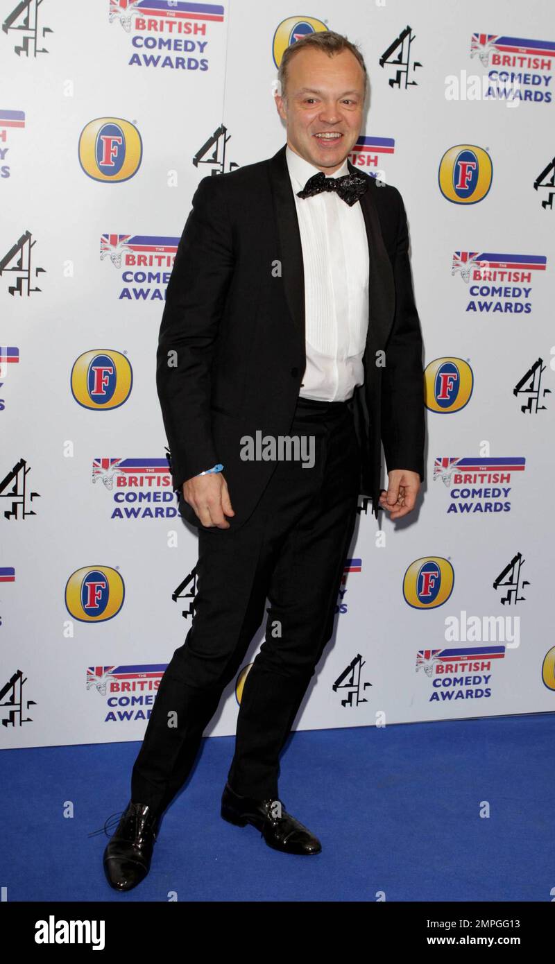 Graham Norton arrives at the British Comedy Awards held at the O2 Arena ...