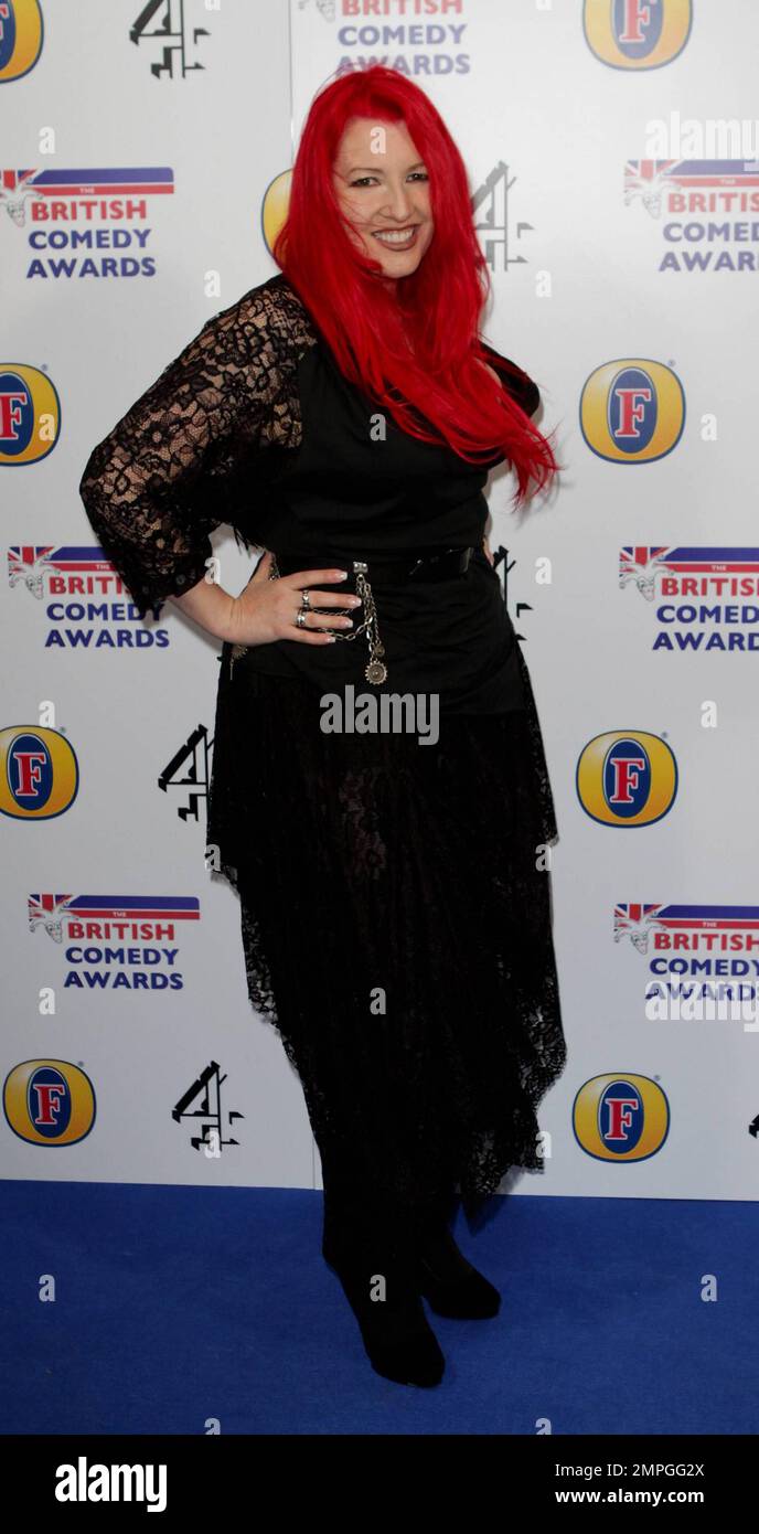 Jane Goldman arrives at the British Comedy Awards held at the O2 Arena ...