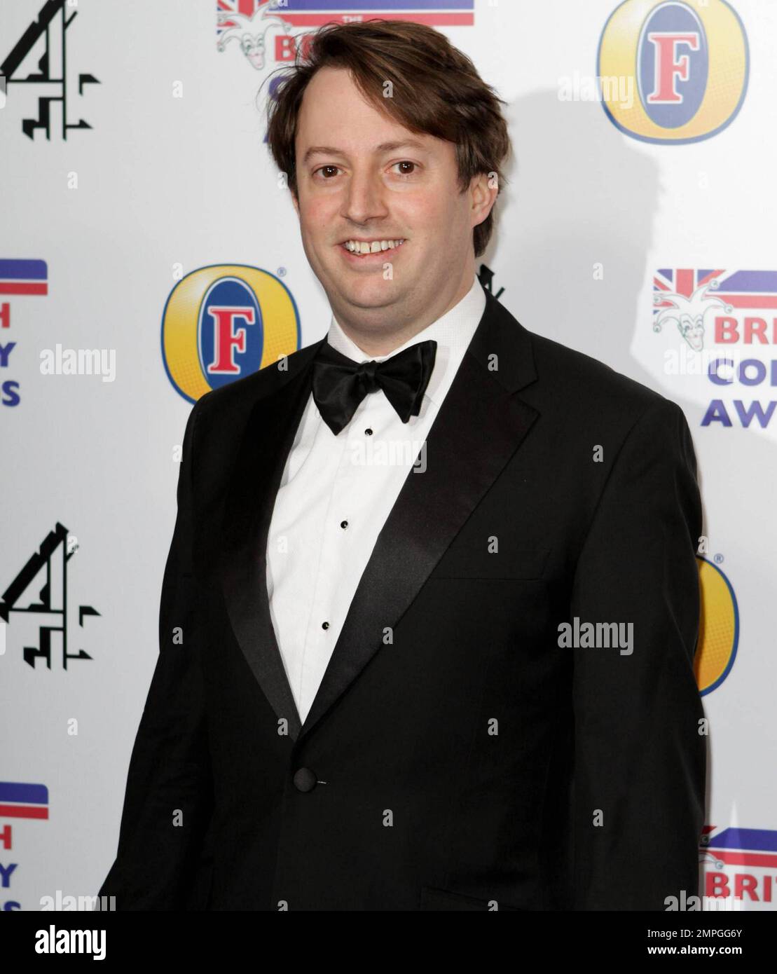 David Mitchell arrives at the British Comedy Awards held at the O2 ...