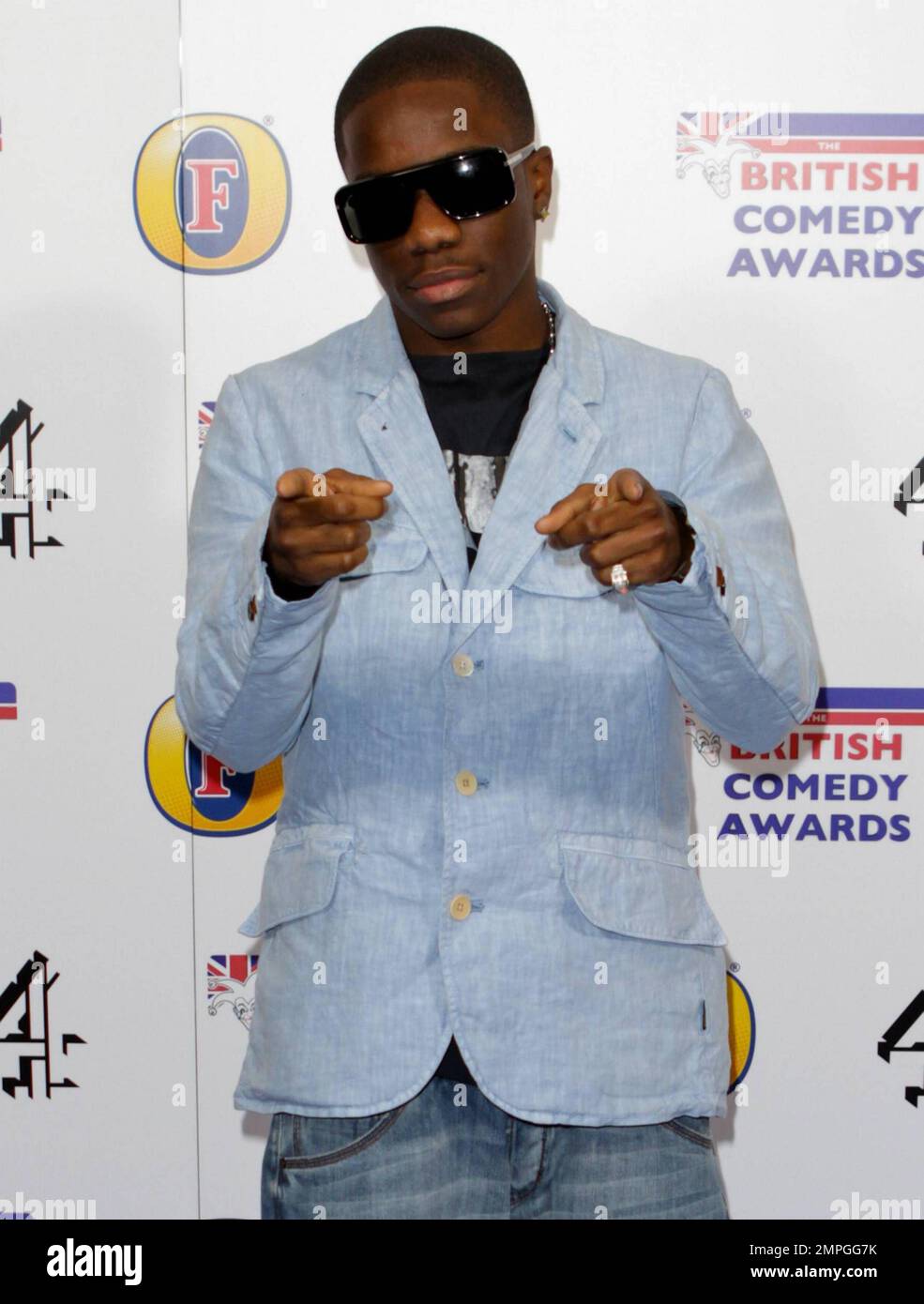 Tinchy Stryder arrives at the British Comedy Awards held at the O2 ...