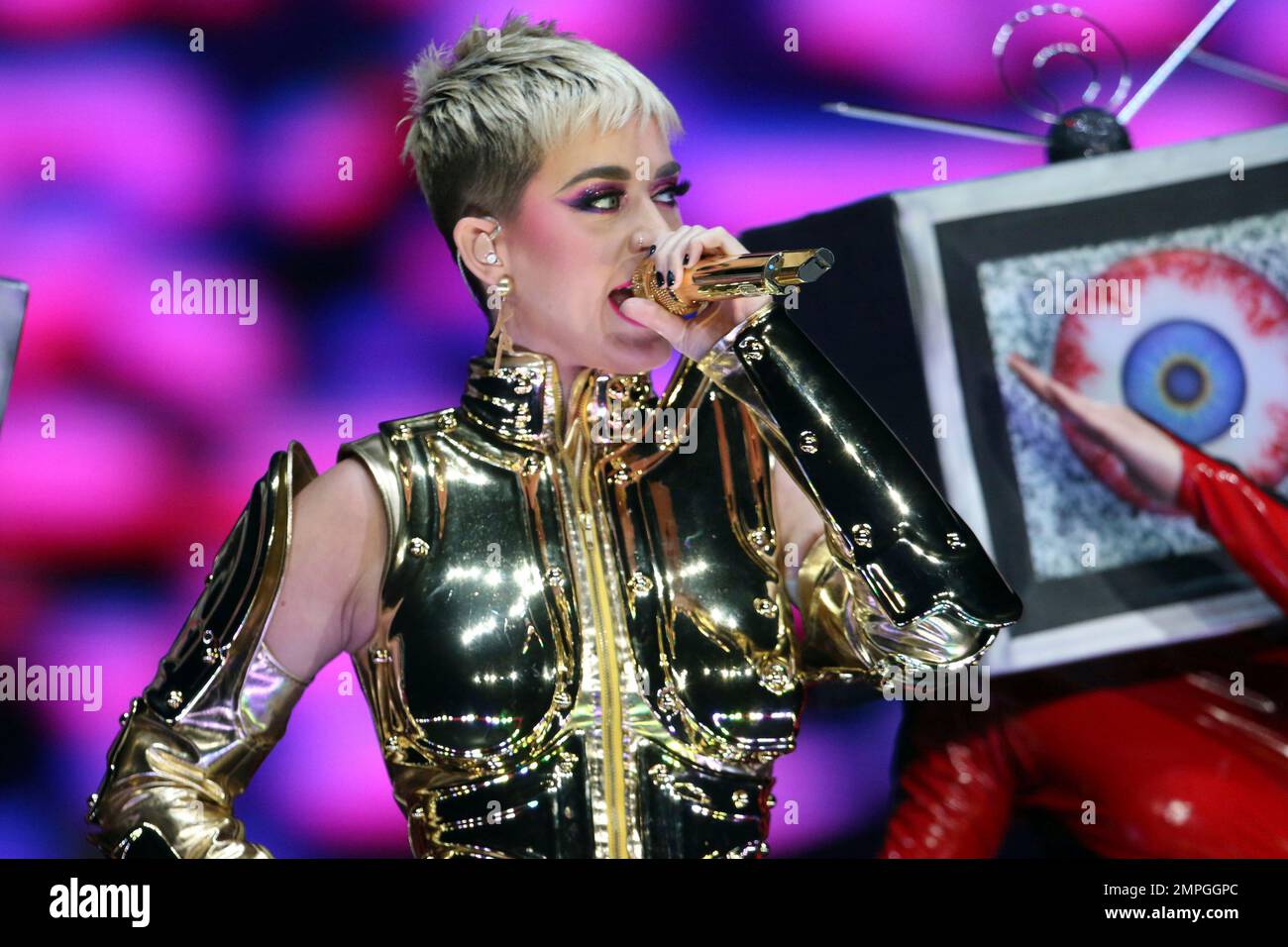 Katy Perry performs during Witness: The Tour at Philips Arena on ...