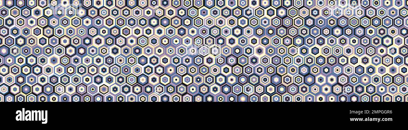 Hexagonal Maze generative pattern illustration Stock Vector Image & Art ...