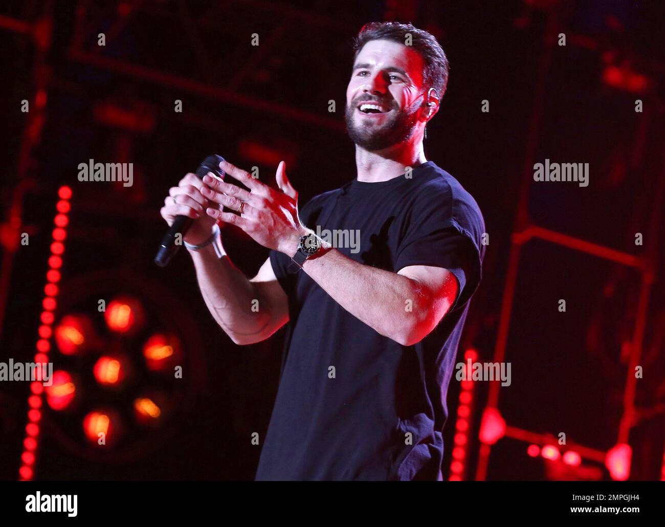 FILE - In this June 9, 2017 file photo, Sam Hunt performs at the 2017 ...
